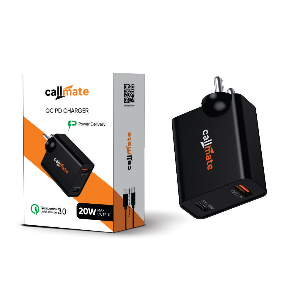 Callmate CT 31 QC PD Wall Charger With Type-C Cable
